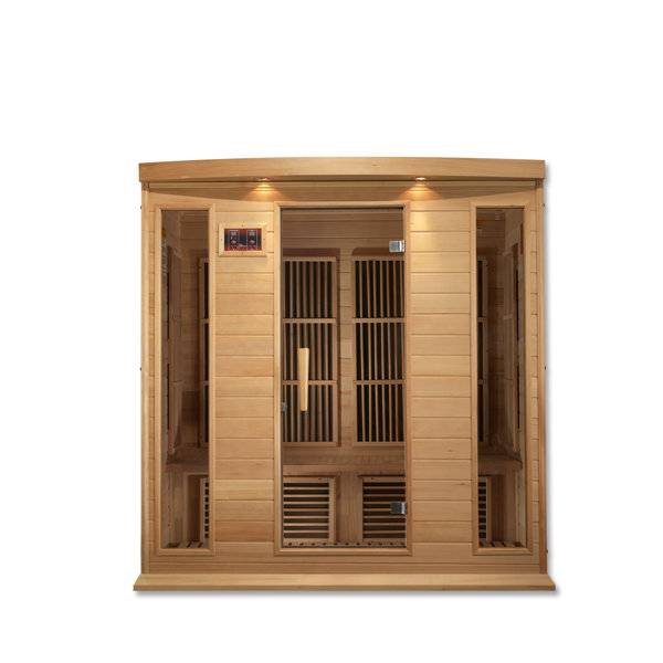 Dynamic Infrared Maxxus Series 4 Person Low EMF FAR Infrared Sauna & Reviews | Wayfair